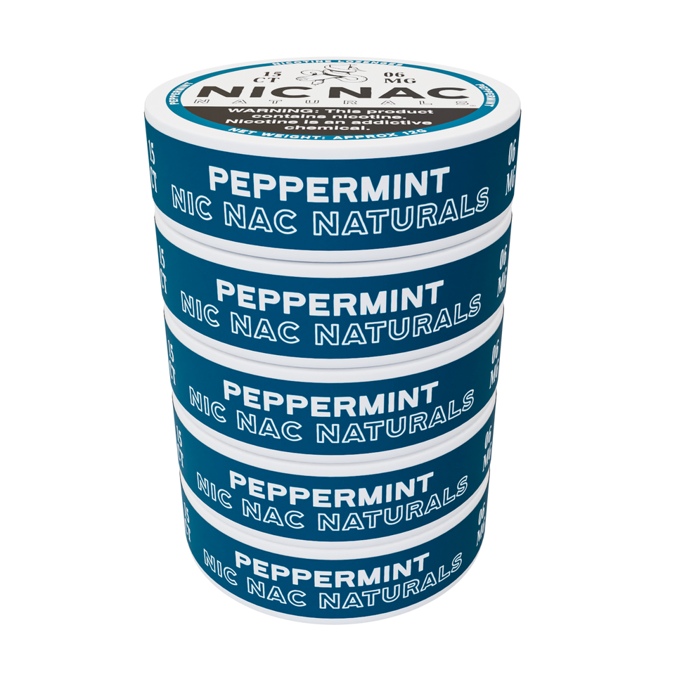Nic Nac Naturals - Peppermint 5 Pack – Nicotonic UK